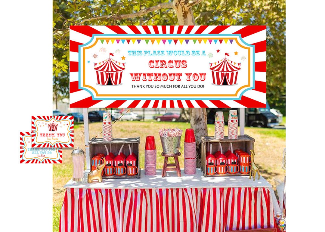 Teacher Appreciation Week Poster, Circus Teacher Staff Appreciation ...