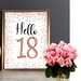 18th Birthday Signs Bundle, Cheers to 18 Years, Hello 18, Happy 18th ...