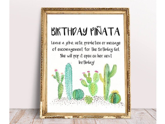 Birthday Pinata Anniversary Pinata Leave a Joke Idea or Dare | Etsy