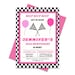Pink Race Car Party Printable Decorations & Invitation Template Bundle ...