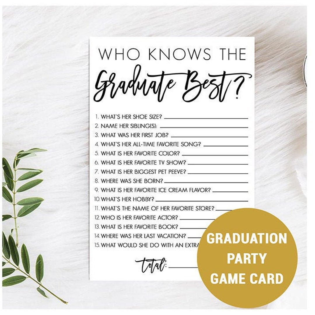 Who Knows the Graduate Best, How Well Do You Know the Graduate ...