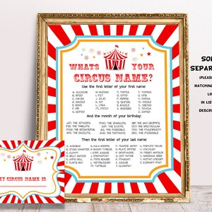Editable Carnival Birthday Tags, 5x4, Printable, Circus Tent Template ...