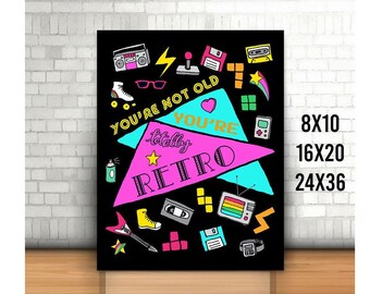 Back to the 90s Sign - Etsy
