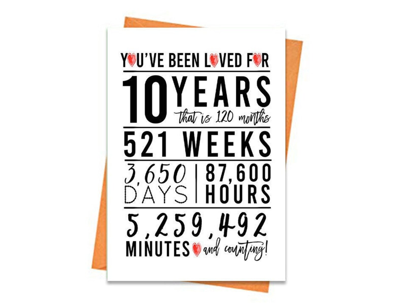 10th Birthday Card Printable Birthday Card 10th Birthday - Etsy