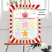 Tent Carnival Circus Birthday Sign, Circus Birthday Board Milestone ...