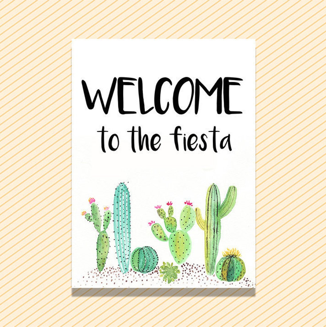 Welcome to the Fiesta Printable Welcome to the Fiesta Fiesta - Etsy