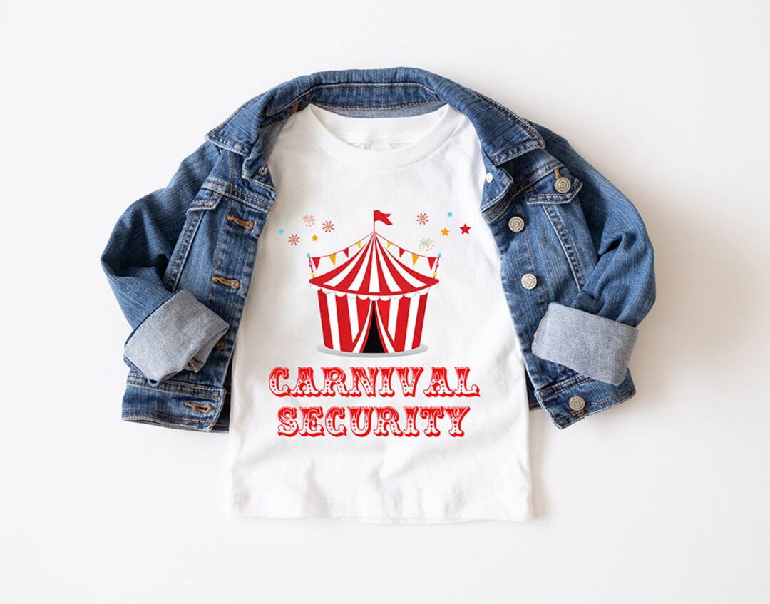 Carnival Security PNG Carnival Party T Shirt Design Circus - Etsy