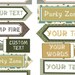 Editable Camping Signs Direction Arrows, Camping Arrows, Printable ...