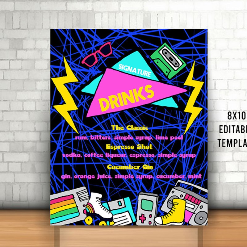 80s Theme Party - Etsy