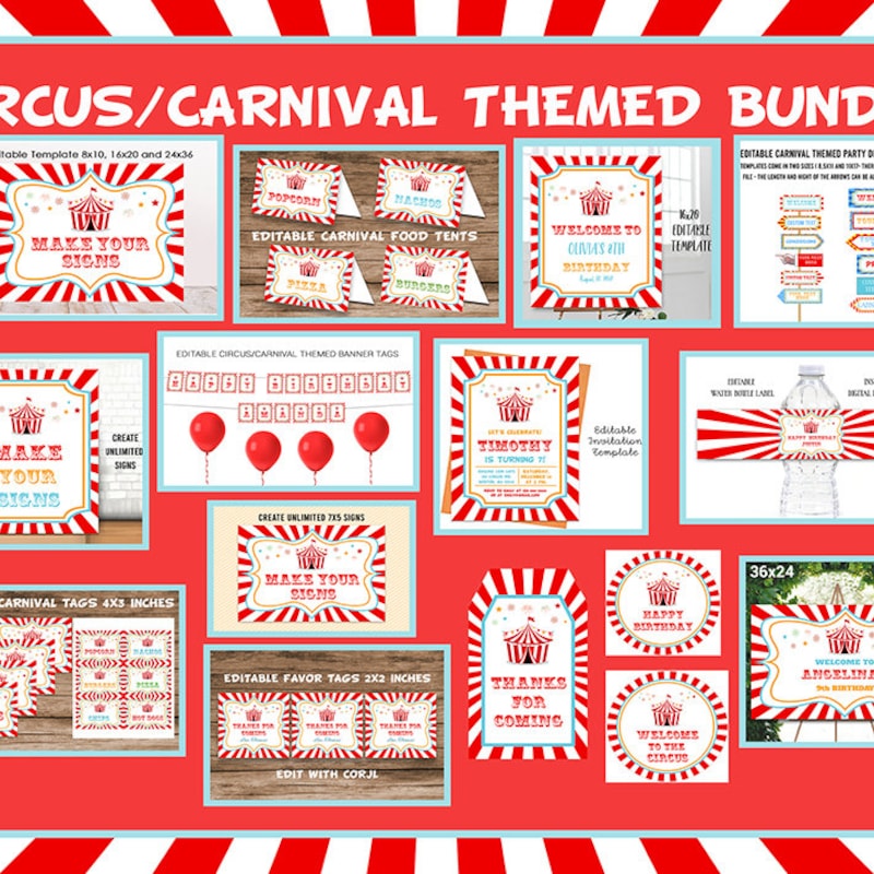 Carnival Party Favors - Etsy Canada