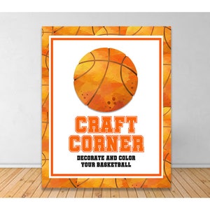 Basketball Theme Party Bundle, Basketball Birthday Signs, Printable ...