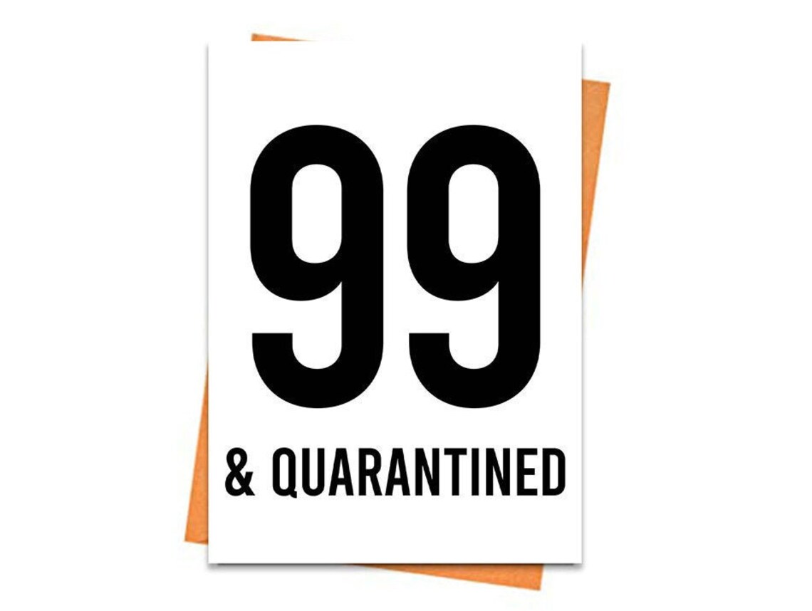 Funny Birthday Card Printable 99th Birthday Card Topical - Etsy