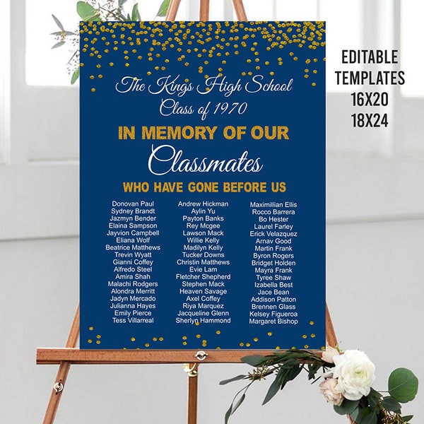60th Class Reunion Banner - Etsy