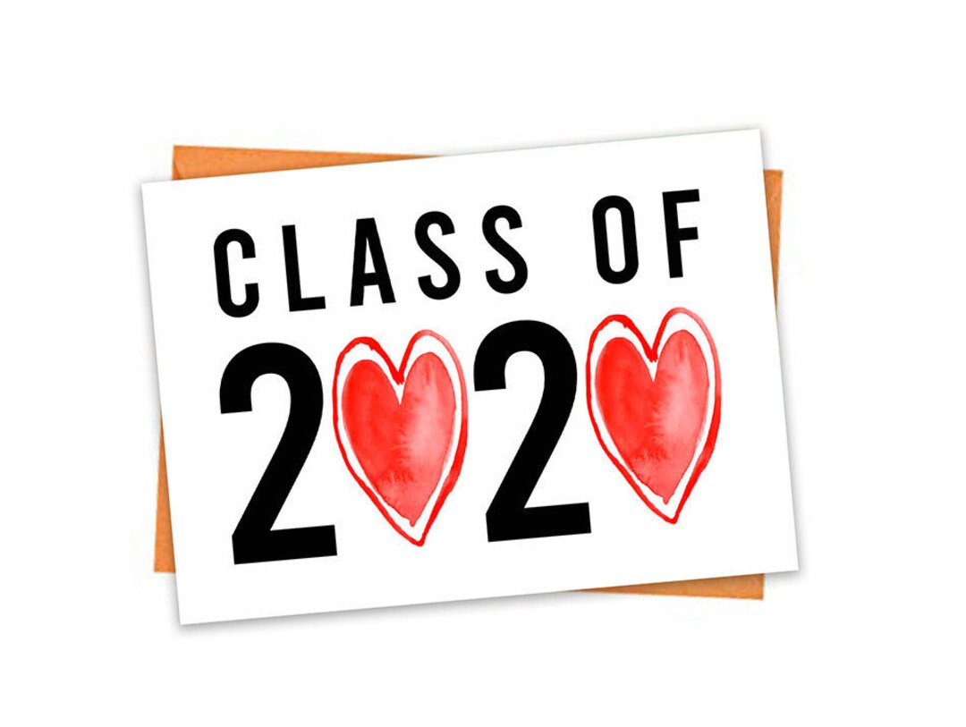 Graduation Card, Printable Graduation Card, Class of 2020 Card ...