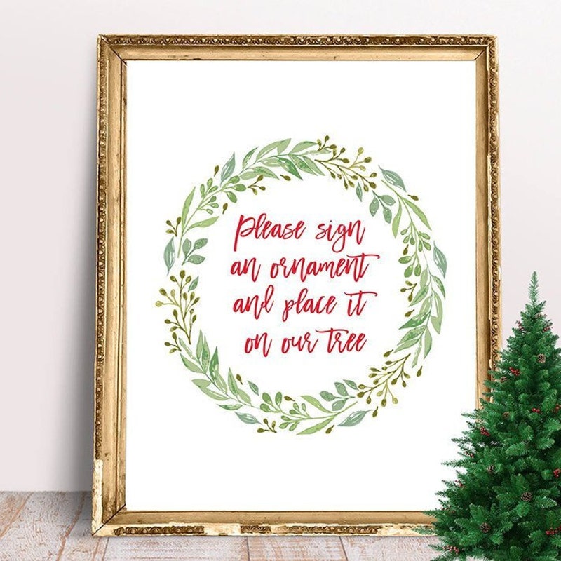 Winter Guest Book - Etsy