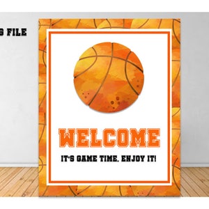 Basketball Theme Party Bundle, Basketball Birthday Signs, Printable ...