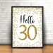 30th Birthday Decoration, 30th Birthday Signs Bundle, Cheers to 30 ...