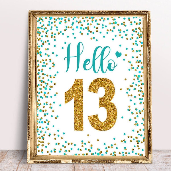 13th Birthday - Etsy