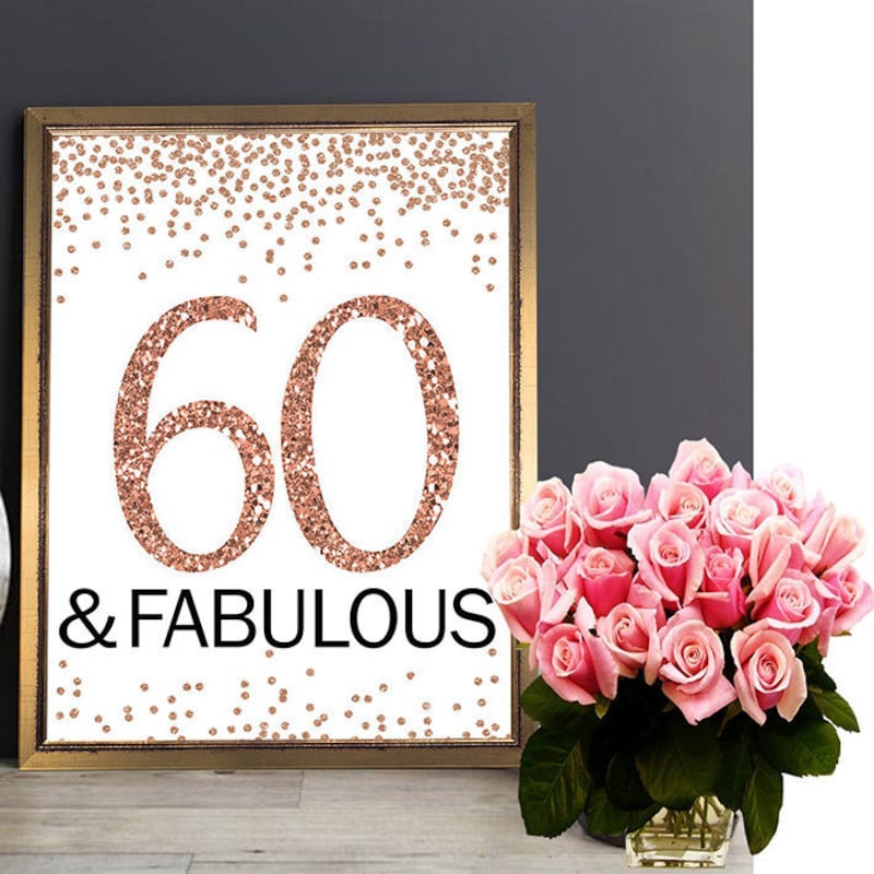 60 and Fabulous - Etsy