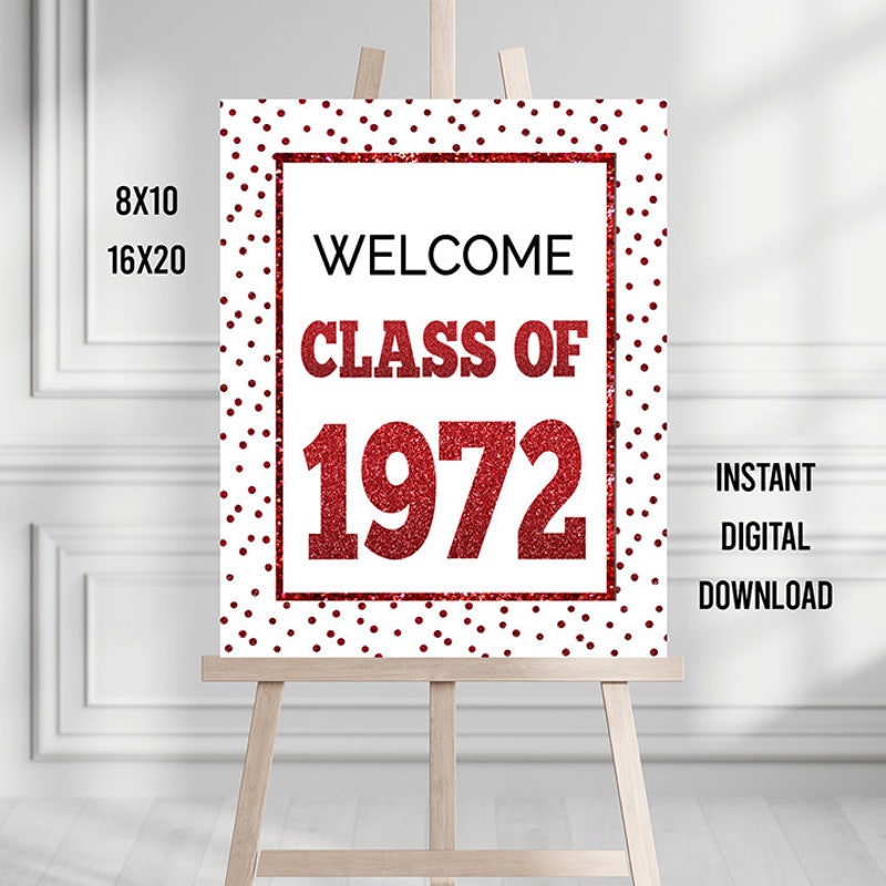 Class of 1972 Decorations - Etsy