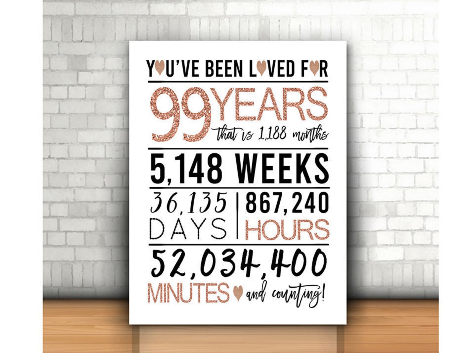 99th Birthday Signs Bundle Cheers to 99 Years Hello 99 - Etsy