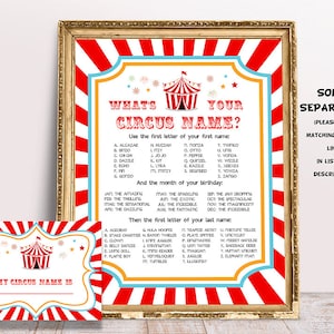 Editable Carnival Food Tent, Printable, Circus Tent Template, Circus ...