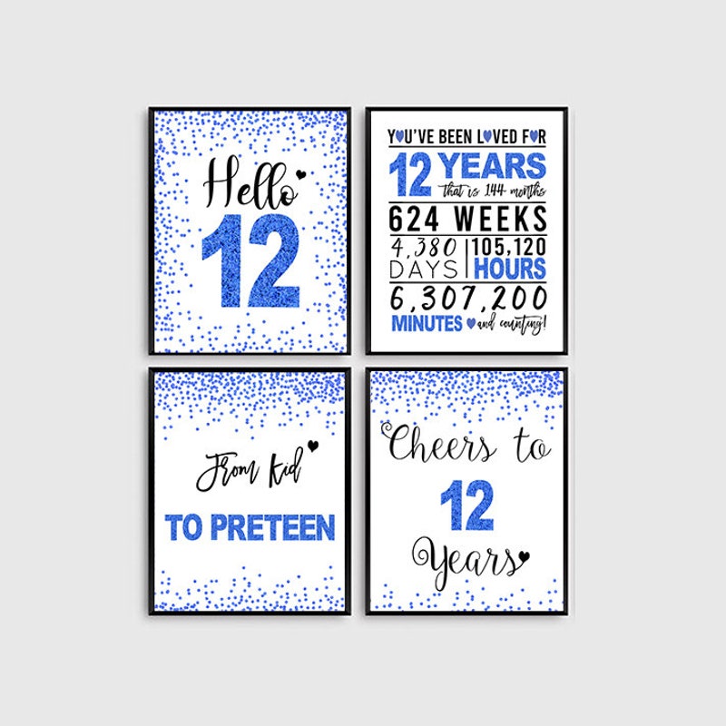 12th Birthday - Etsy