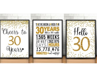 30 Birthday Sign | Etsy