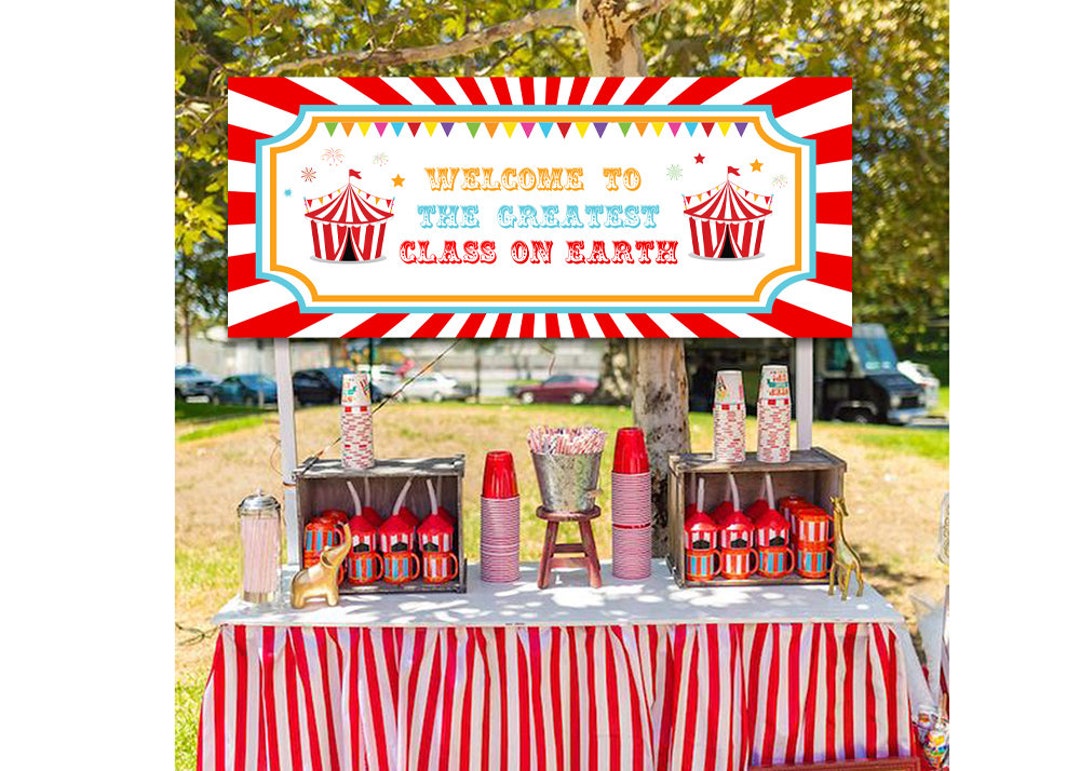 Circus Back to School Poster, Carnival Back to School Sign, Printable ...