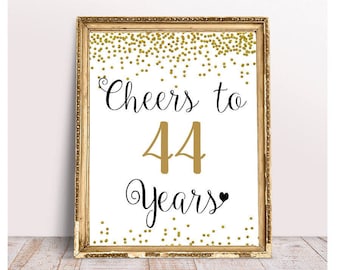 44th Birthday Party | Etsy