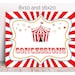 Carnival Party Concessions Sign, Printable, Circus Birthday Concession ...