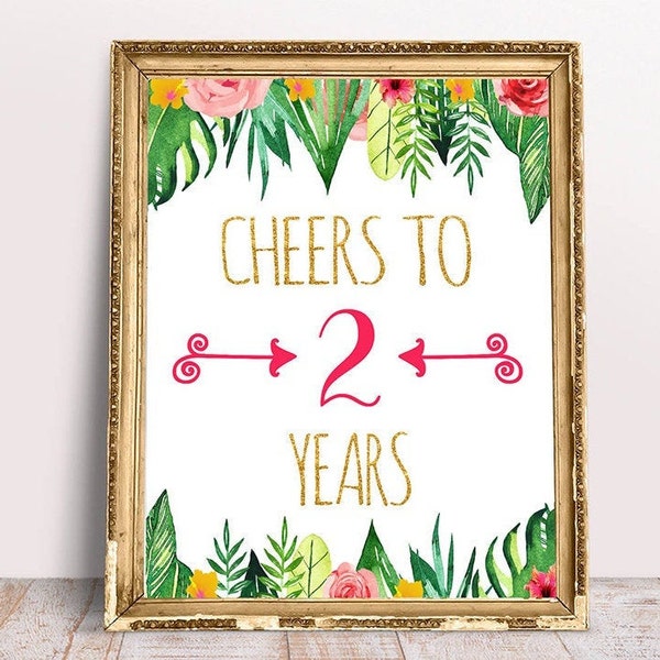 2nd Birthday Sign - Etsy