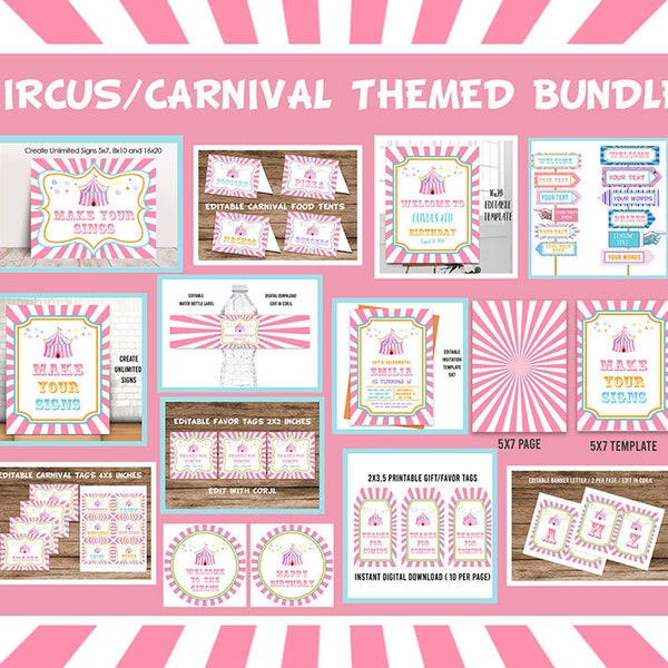 Carnival Theme Party - Etsy