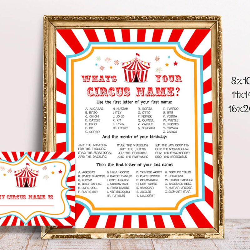 Circus Decorations - Etsy