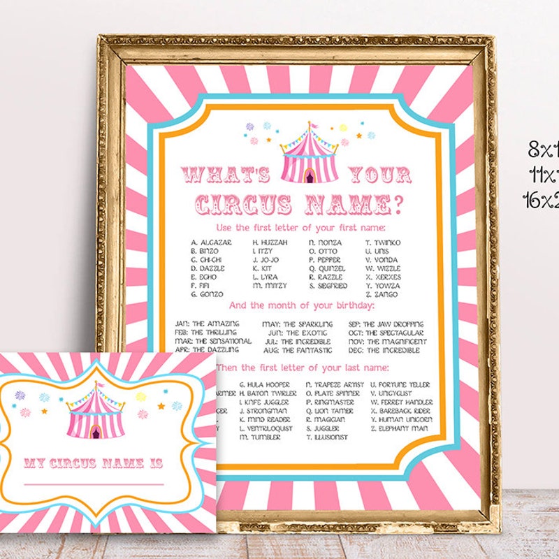 Pink Circus - Etsy