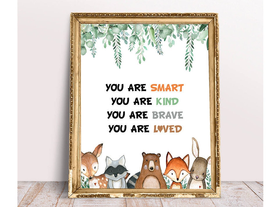 You Are Smart, You Are Kind, You Are Brave, You Are Loved Classroom ...