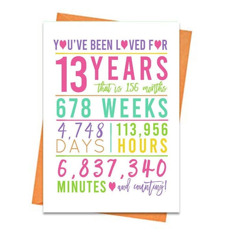 13th Birthday Girl Horse - Etsy