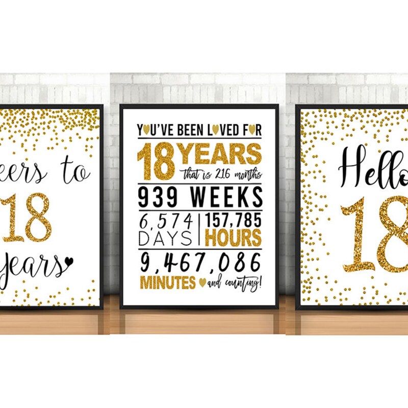 18th Birthday Banner - Etsy