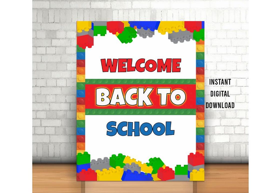 Welcome Back to School, Building Blocks Theme, Building Blocks ...