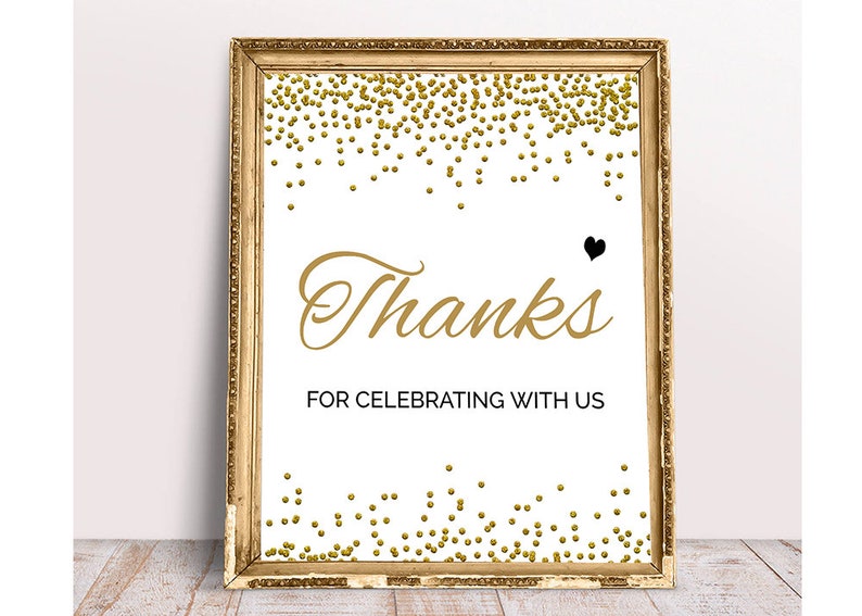 Editable Gold Party Sign Gold Birthday Party Decor Gold - Etsy