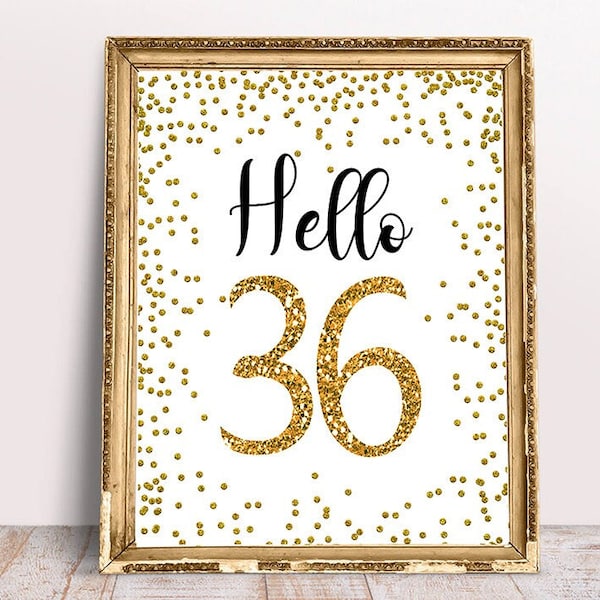 36th Birthday - Etsy