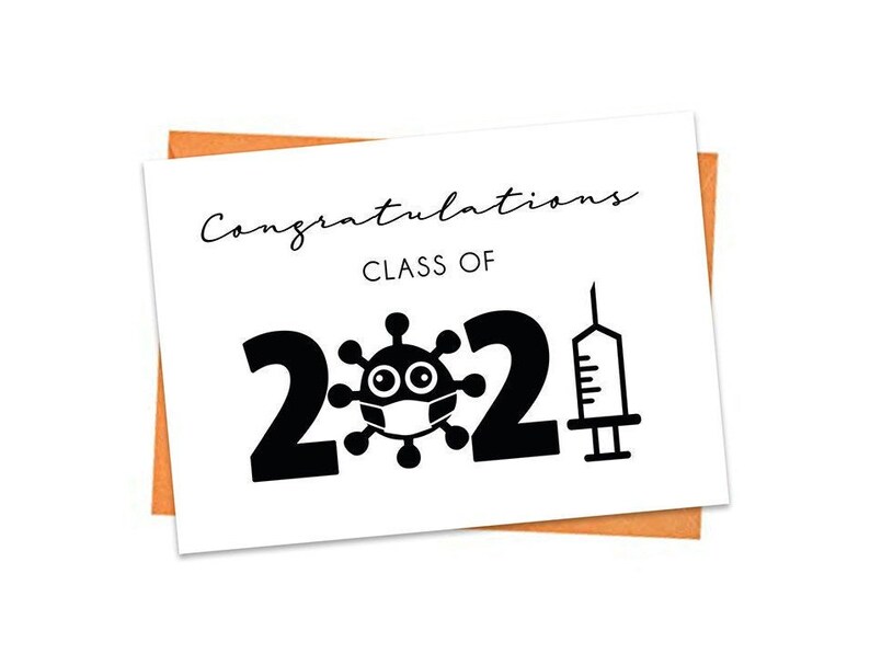 Class of 2021 Graduation Card Congratulations Class of 2021 - Etsy