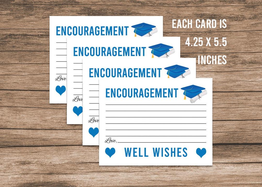 Blue Graduation Encouragement and Well Wishes Cards, Advice and Wishes ...