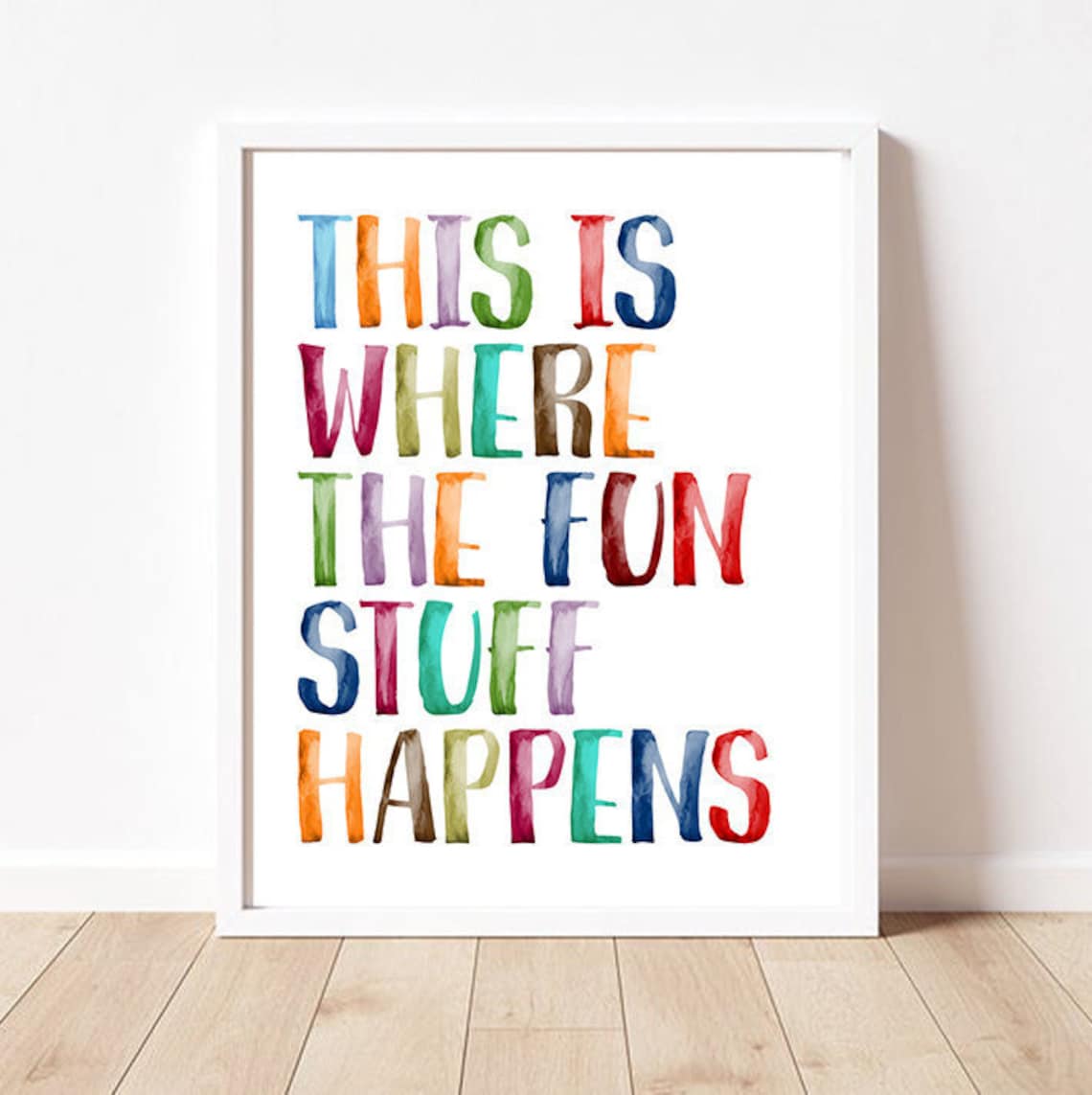 This is Where the Fun Stuff Happens Printable Sign 8x10 - Etsy