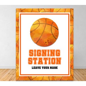 Basketball Theme Party Bundle, Basketball Birthday Signs, Printable ...