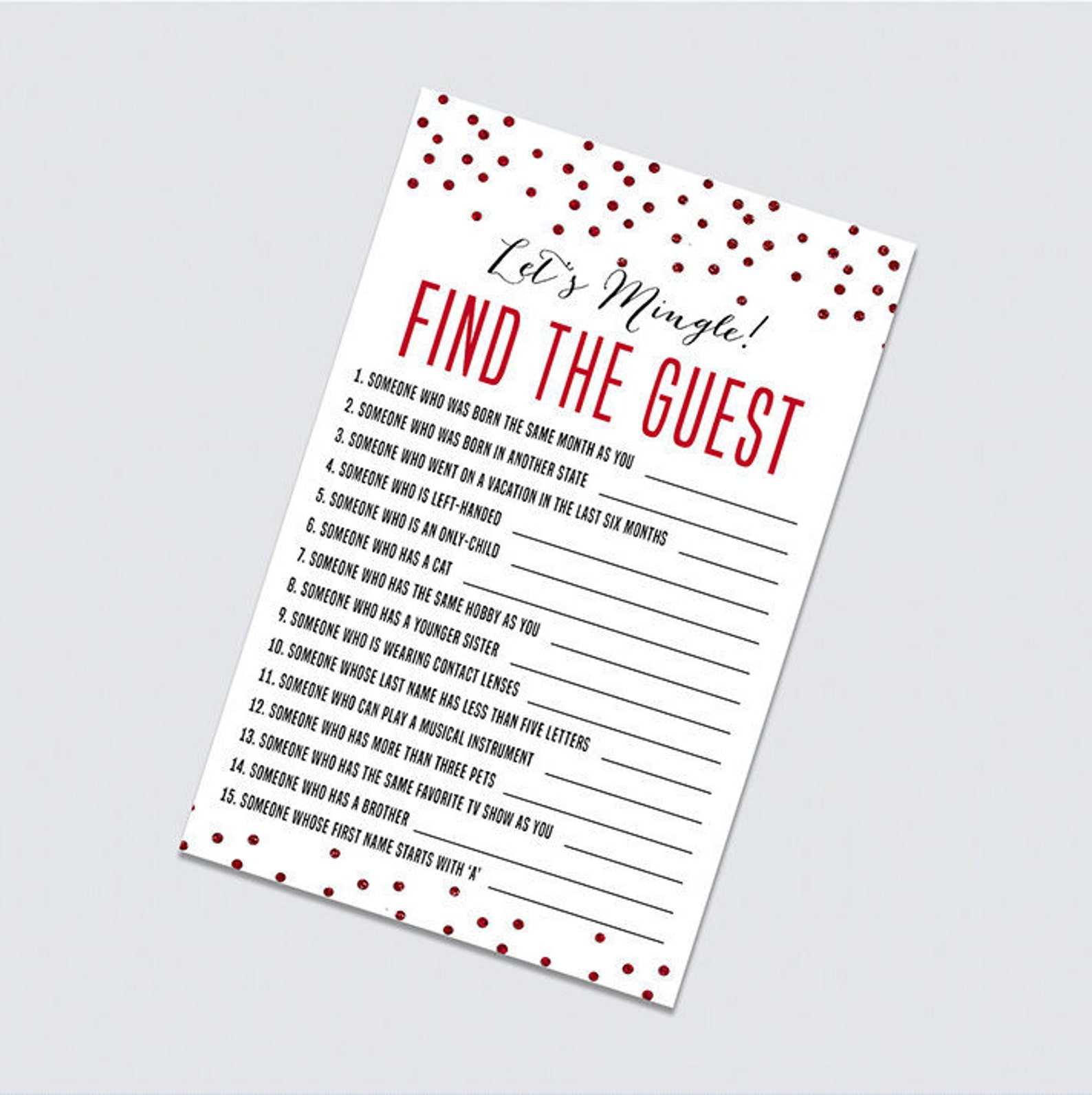 40th Anniversary Game Cards 40th Anniversary Bundle 40th - Etsy