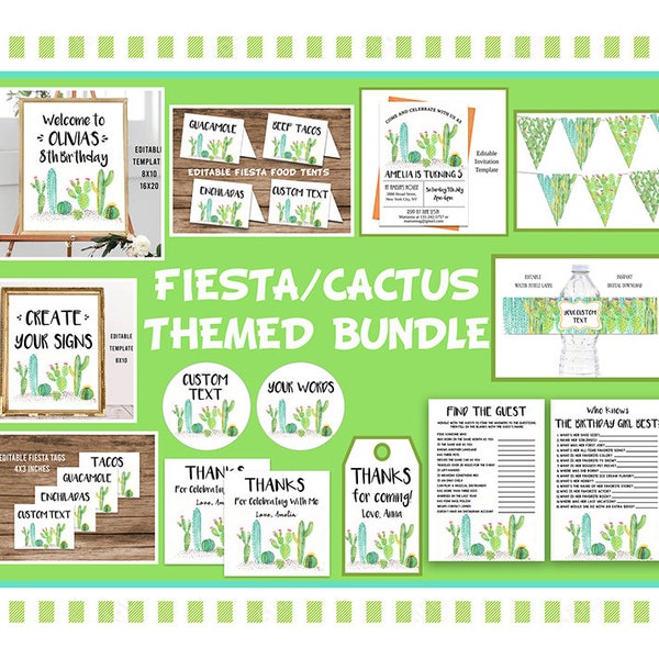 Cactus Theme Party - Etsy