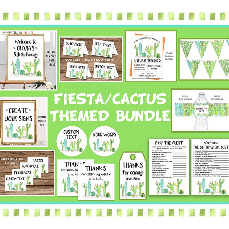 Cactus Theme Party - Etsy