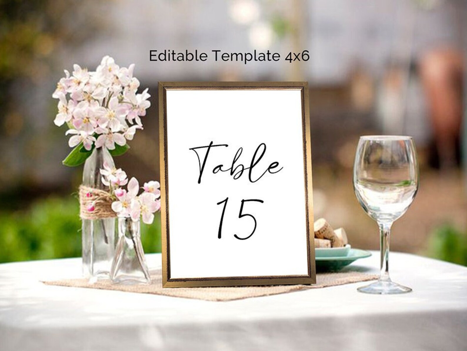Editable Table Numbers Printable Table Numbers Rustic Table - Etsy