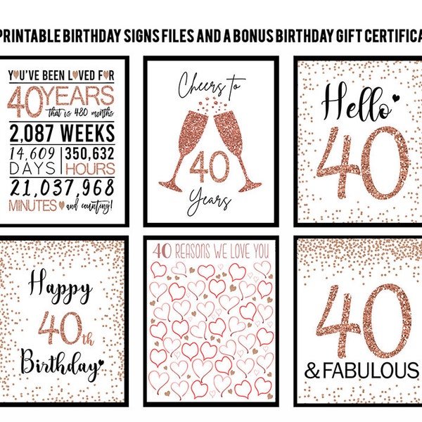 Rose Gold Sign - Etsy